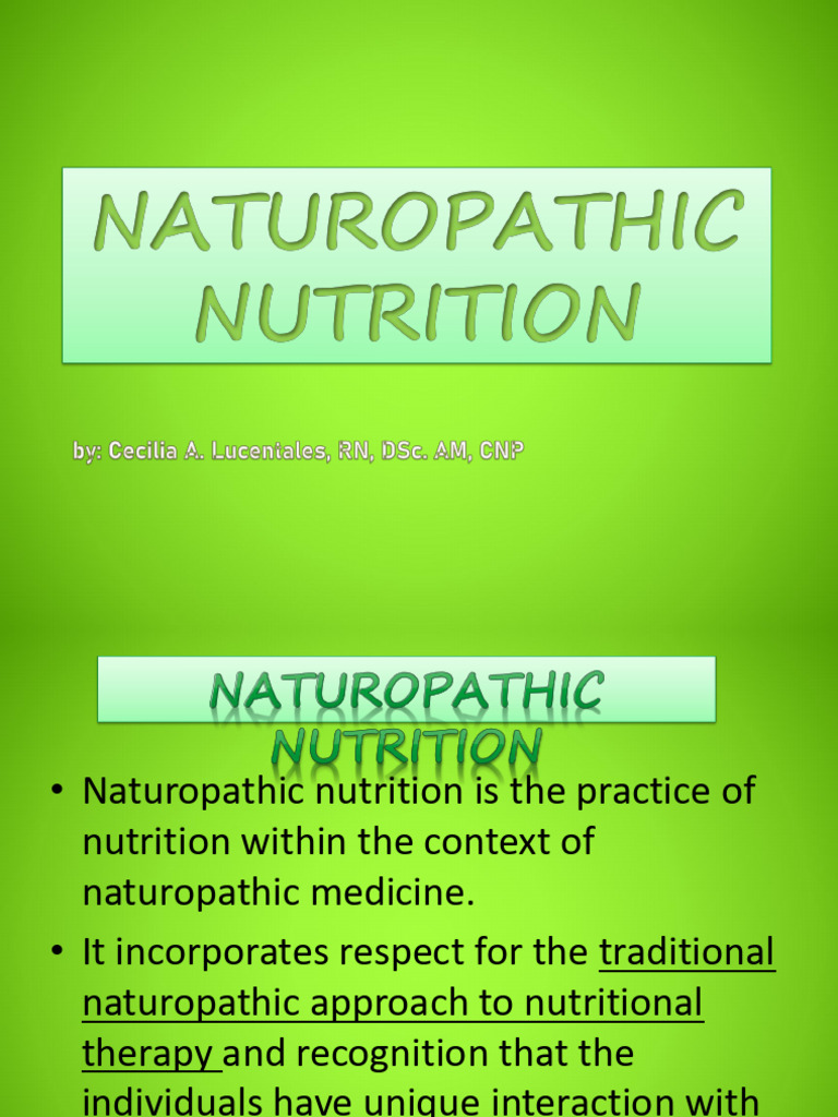 NATUROPATHIC NUTRITION | PDF | Fat | Fatty Acid