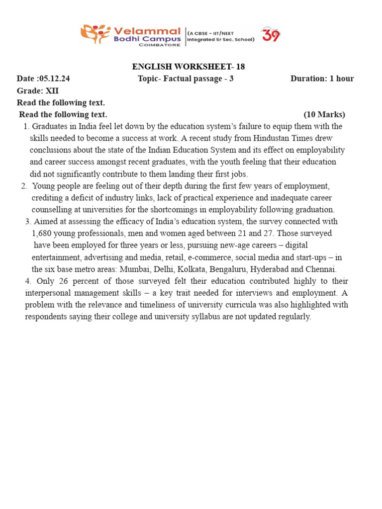 Worksheet 18 | PDF | Behavior Modification | Psychology