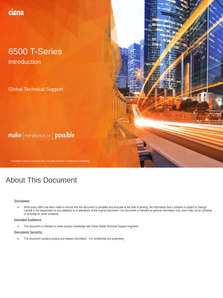 6500 T-Series GTS Intro | PDF | Graphical User Interfaces | Wavelength Division Multiplexing