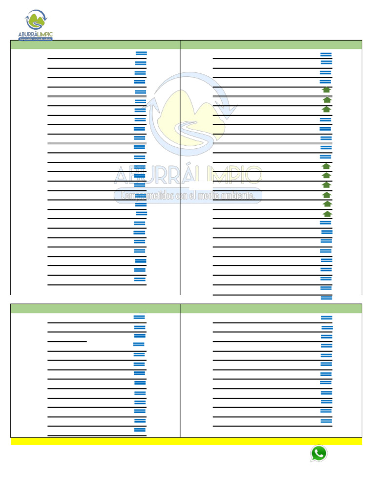 Precios Aburra Limpio Agosto 29-2024 | PDF | Compuestos químicos | Sector secundario de la economía