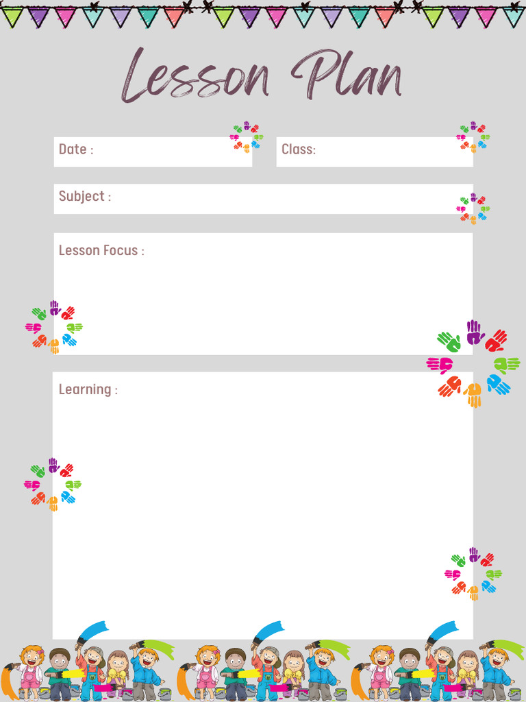 Brown Minimalist Lesson Plan (3) | PDF