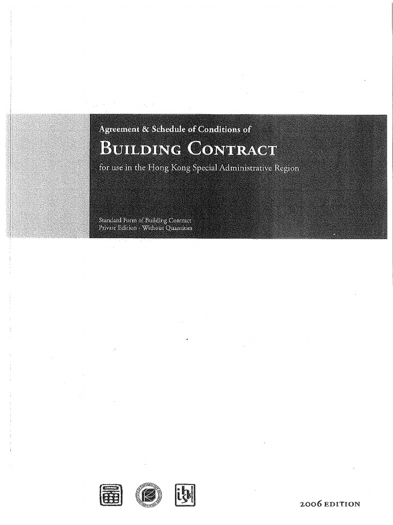 SFBC Without Quantities 2006 | PDF | Insurance | Architect