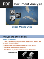 Cuban Missile Crisis Political Cartoon Analysis | PDF | Cuban Missile ...