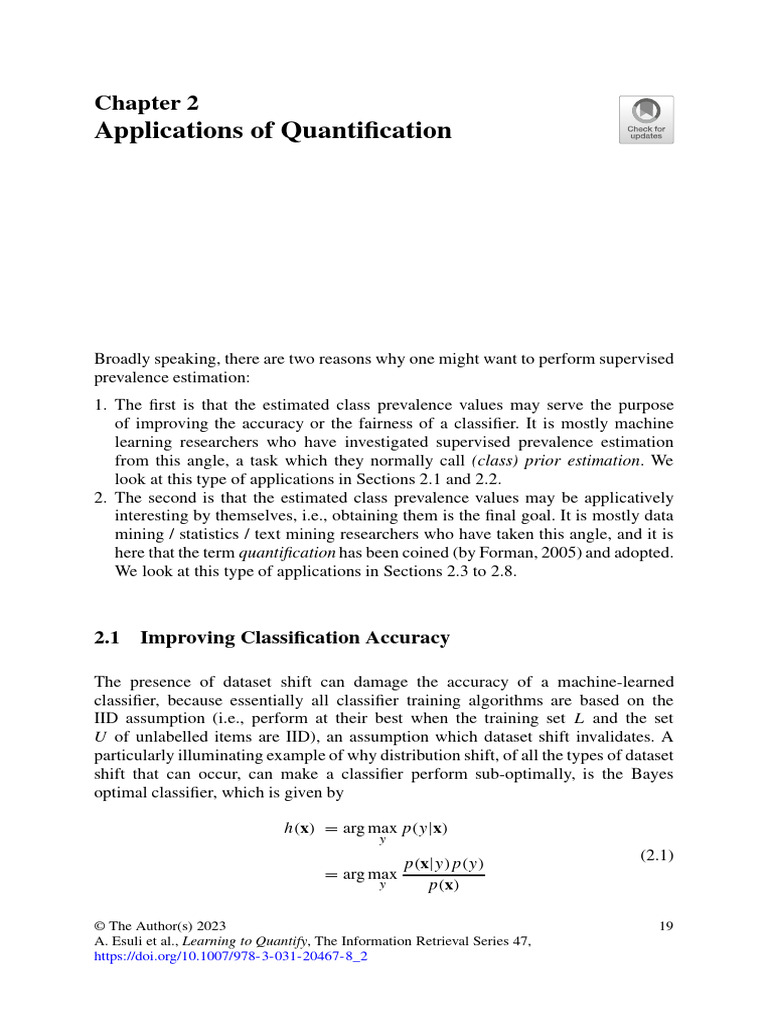 978-3-031-20467-8_2 | PDF | Statistical Classification | Epidemiology