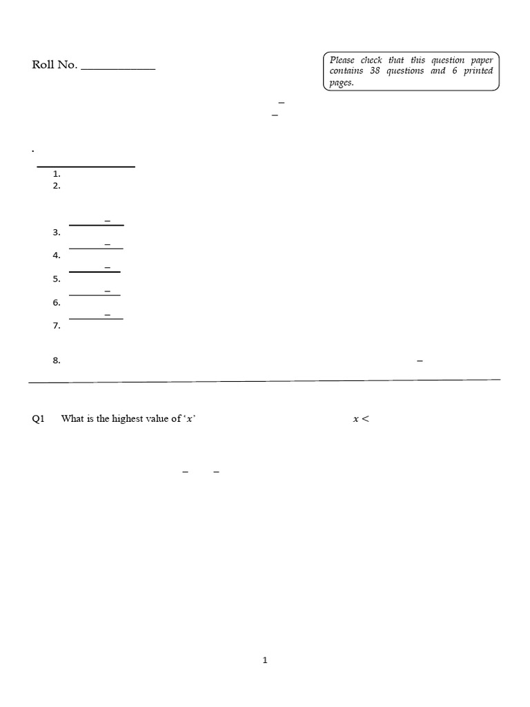 Applied Mathematics Paper-2 | PDF