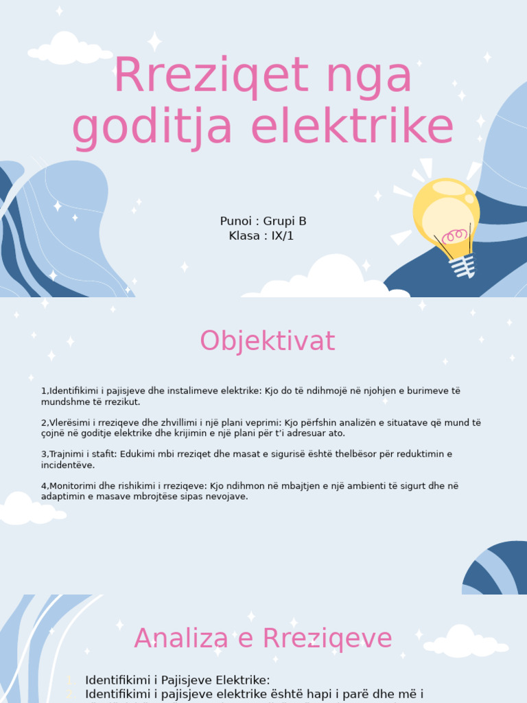 Rreziqet Nga Goditja e Rrymes Elektrike GR.B | PDF