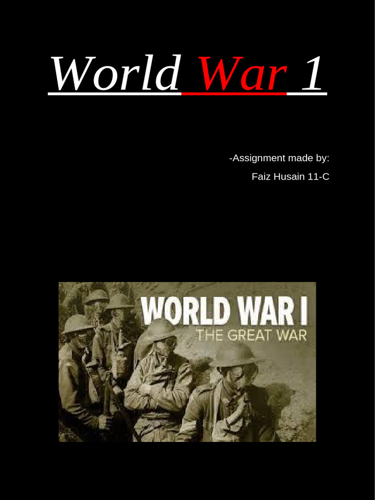 World War 1 - FAIZU | PDF | Allies Of World War I | Central Powers