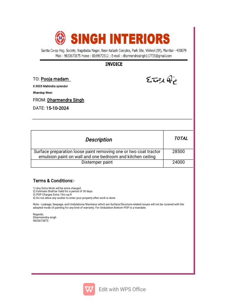 TO: Pooja Madam: Description | PDF