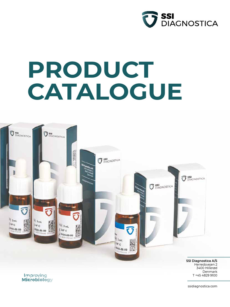 CATALOGUE Antisera, Antigens, Kits and Strains SSI - 2023 | PDF ...