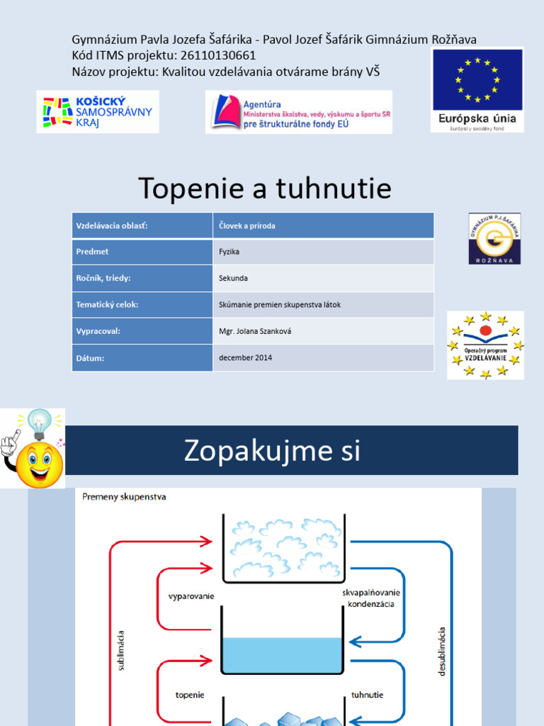Topenie A Tuhnutie | PDF