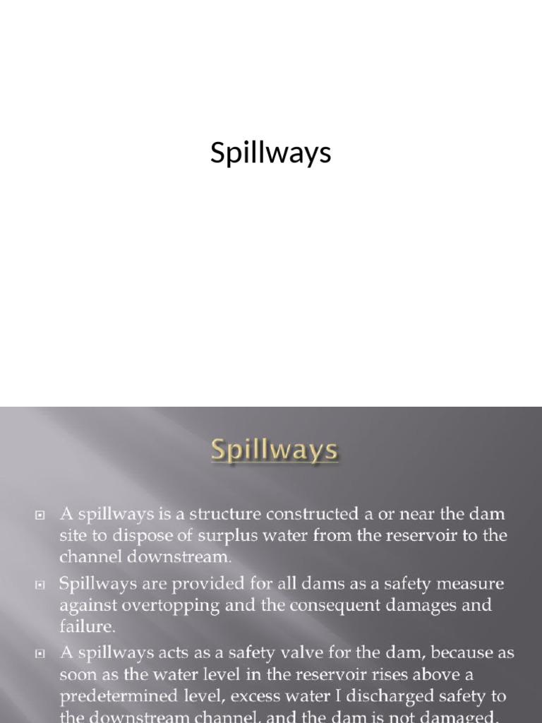 Spillways | PDF