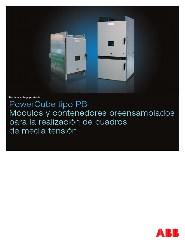 CA PowerCube-PB (ES) H 1VCP000091-10.2016 | PDF | Cambiar | Aislador (Electricidad)