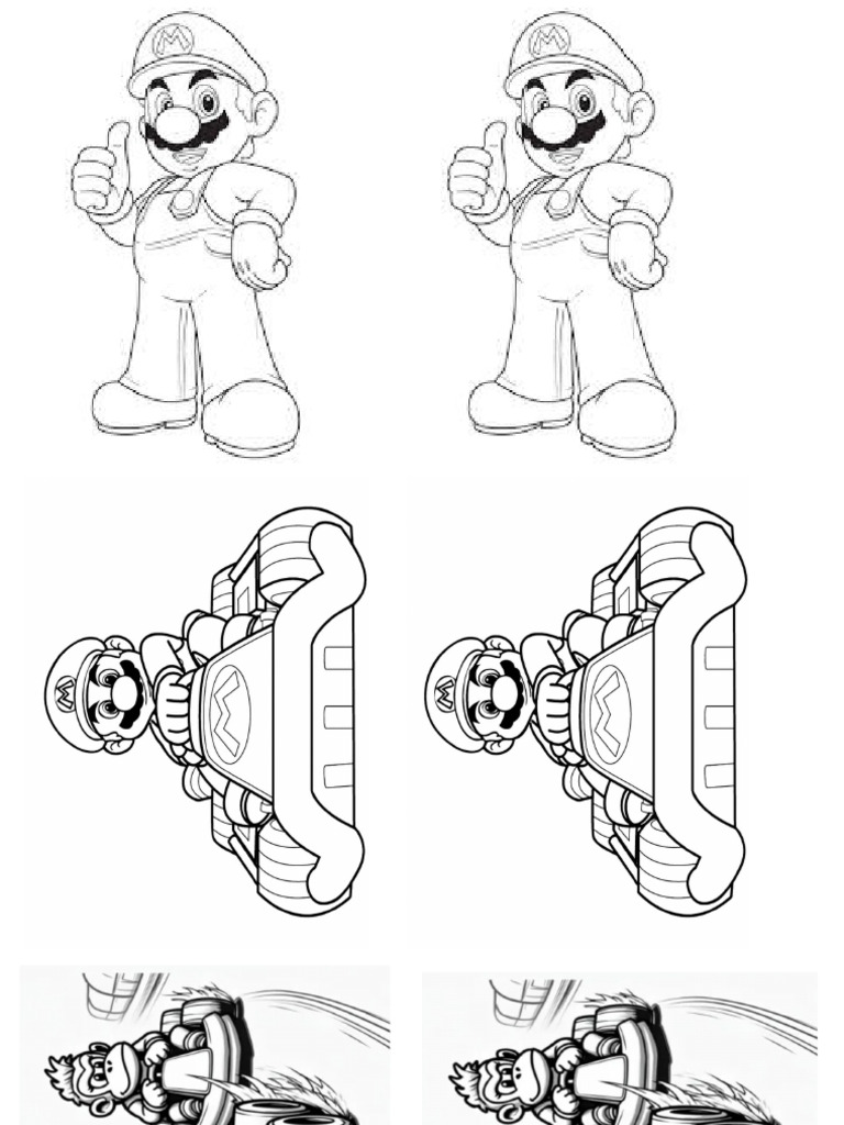 Dibujos Mario Bros (Fiesta Jesús) | PDF