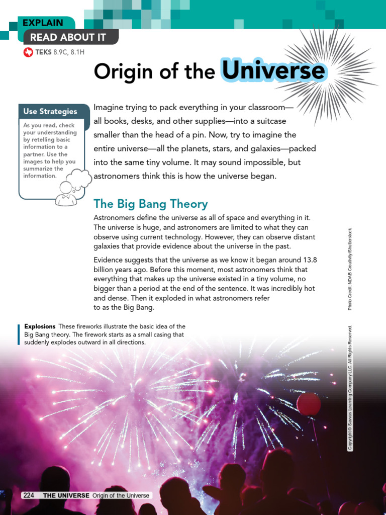 Read+About+It +Origin+of+the+Universe | PDF | Big Bang | Redshift