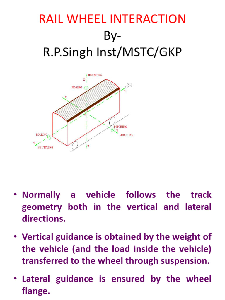 Rail Wheel Interaction | PDF | Force | Mechanics