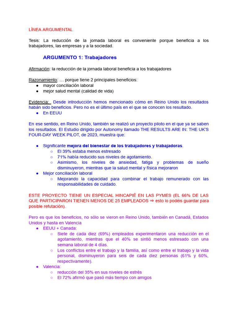 Línea Argumental | PDF | Economias