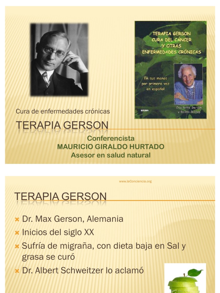 Terapia Gerson | Descargar gratis PDF | Cáncer | Alimentos