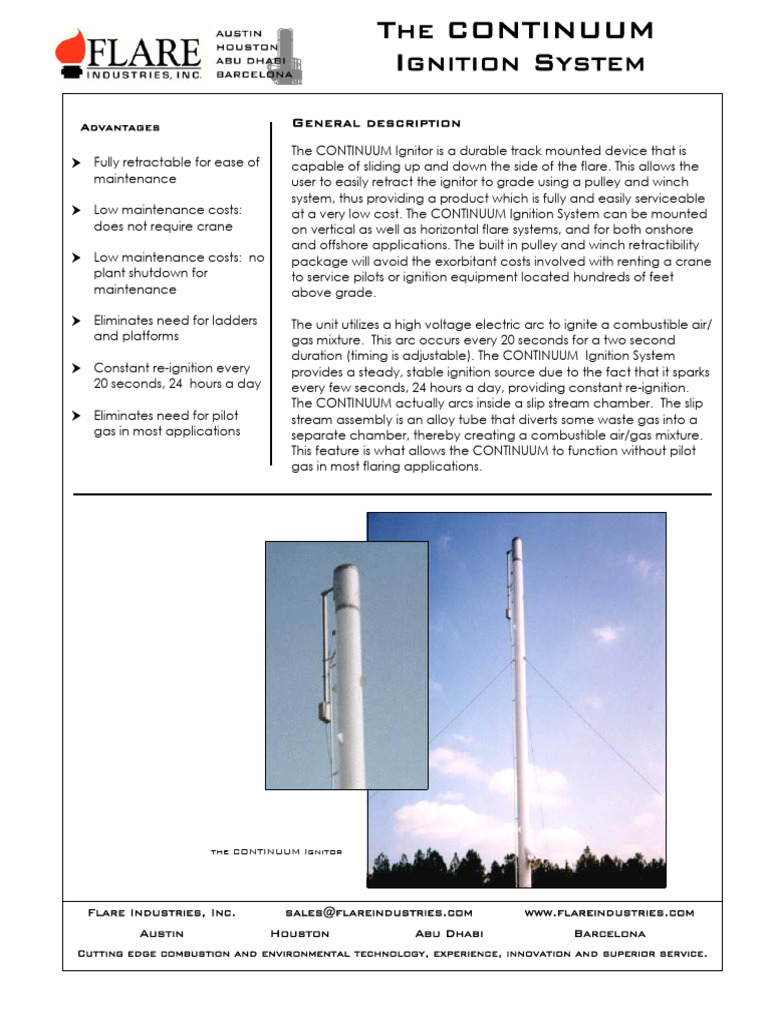 Model 100 CONTINUUM Ignition | PDF | Ignition System | Crane (Machine)