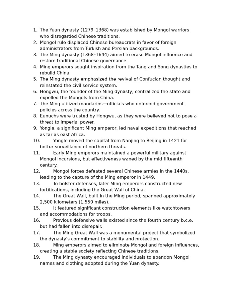 The Yuan dynasty | PDF | Qing Dynasty | Manchuria