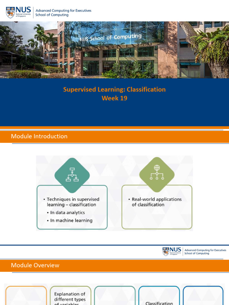 NUS - SOC - ML - Module 19 - Summary Deck | PDF | Statistical ...