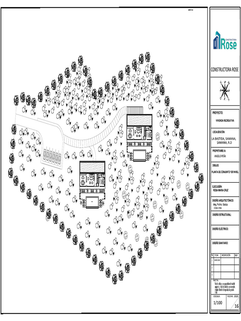 Plano de Conjunto 1er Nivel | PDF