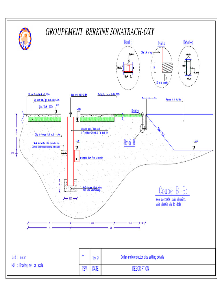 cellar conductor pipe & catch pit drawings -Model | PDF