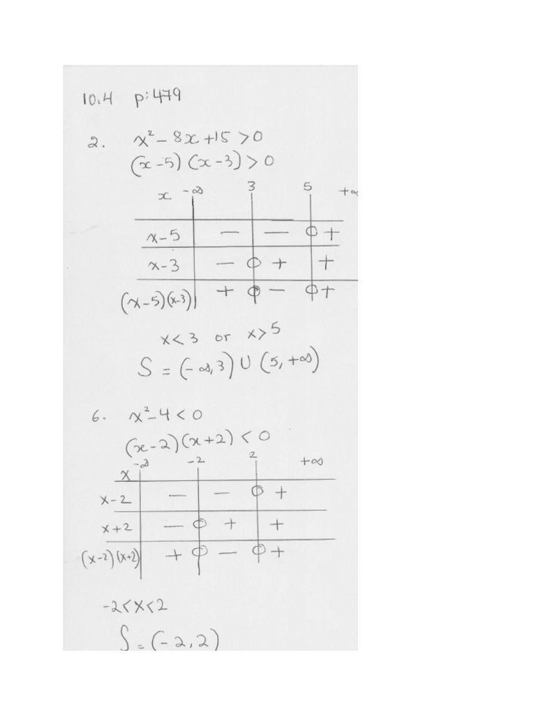 Sec 10.4 Book Problems | PDF