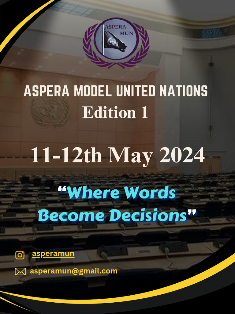 Aspera MUN Brochure | PDF