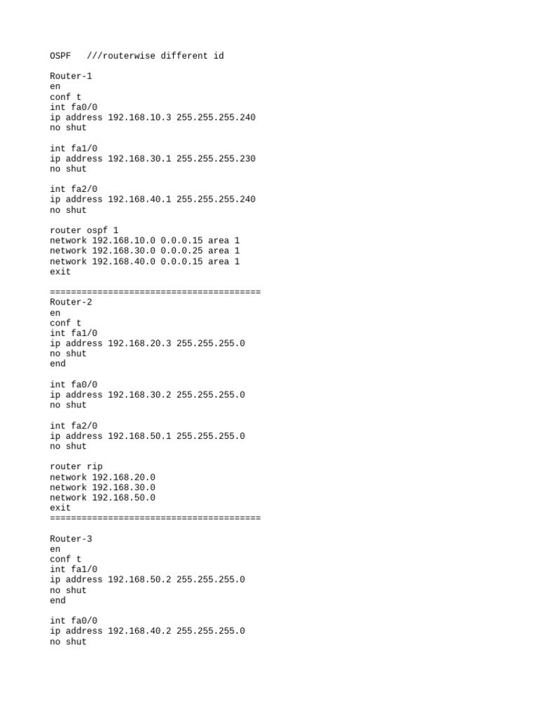 OSPF | PDF