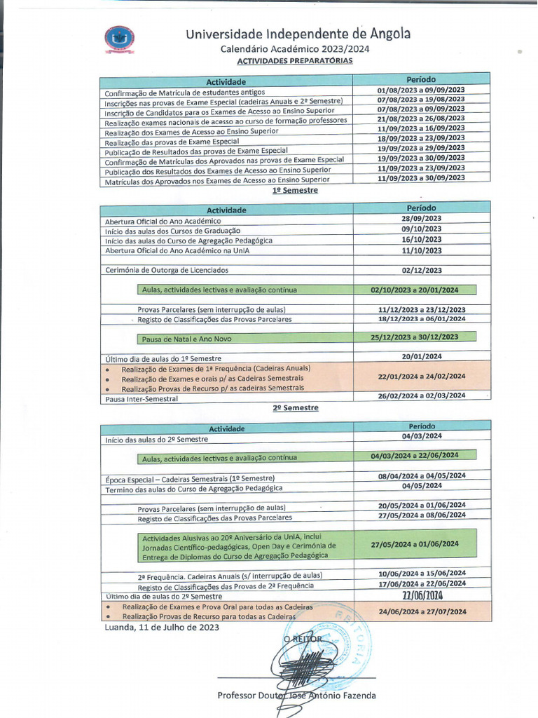 Calendario | PDF