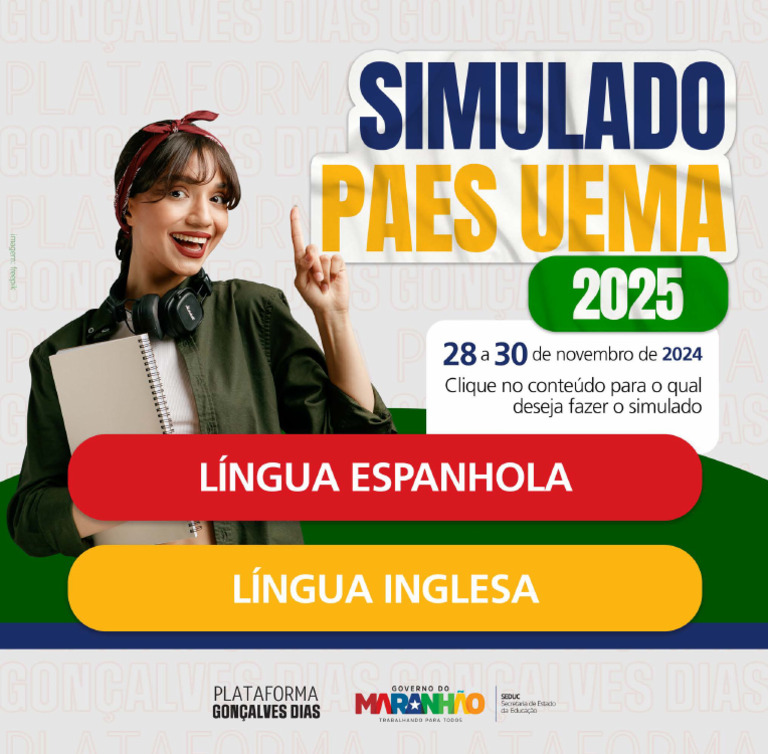 PAES- UEMA 2025 | PDF