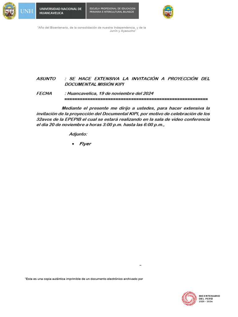 Memorando Multiple-000033-2024-Epepib | PDF