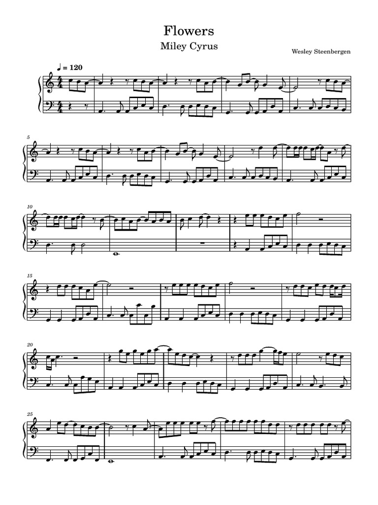 Flowers__Miley_Cyrus | PDF