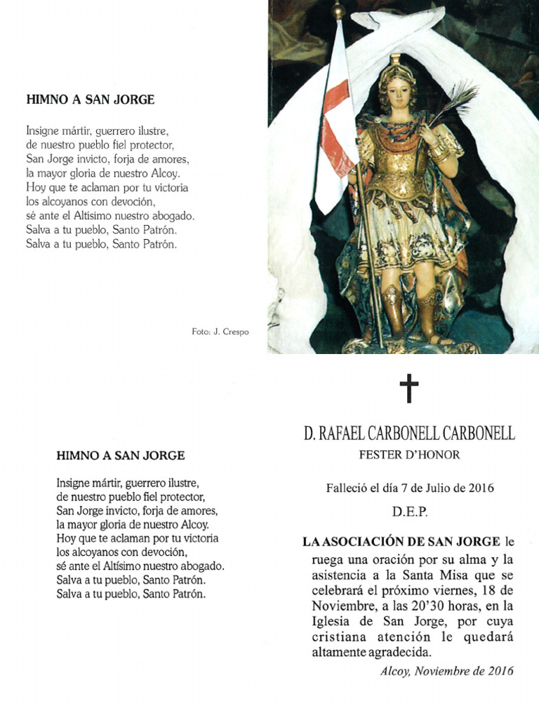 Recordatori-Rafael-Carbonell-Carbonell | PDF