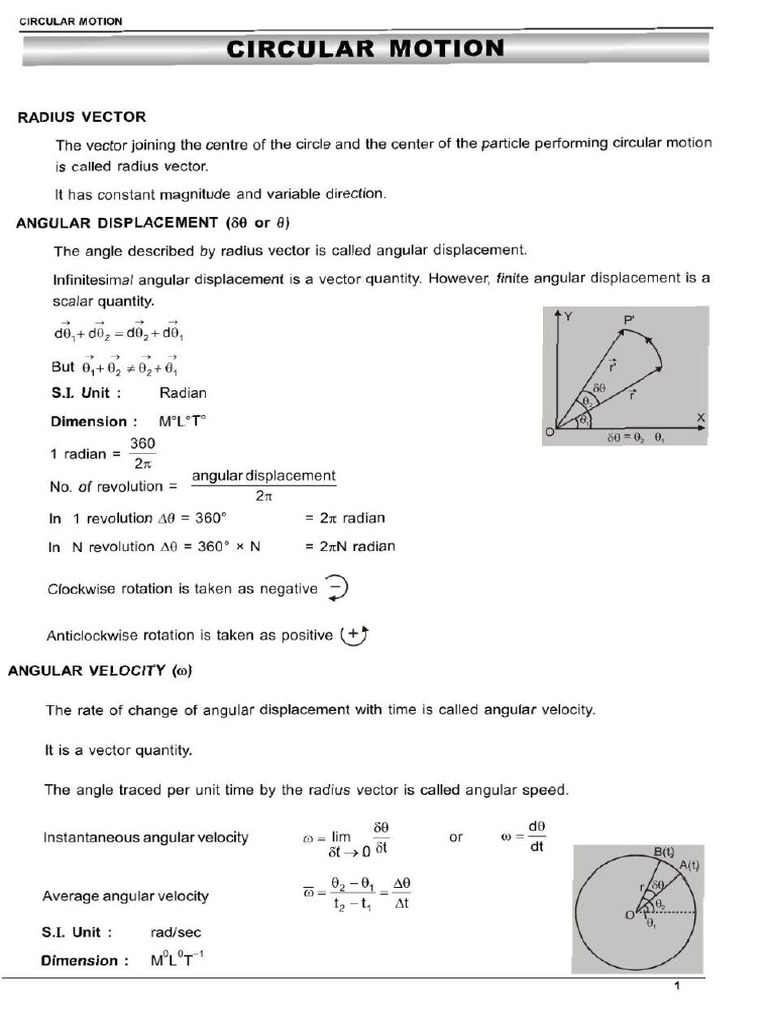 Horizontal Circular Motion | PDF