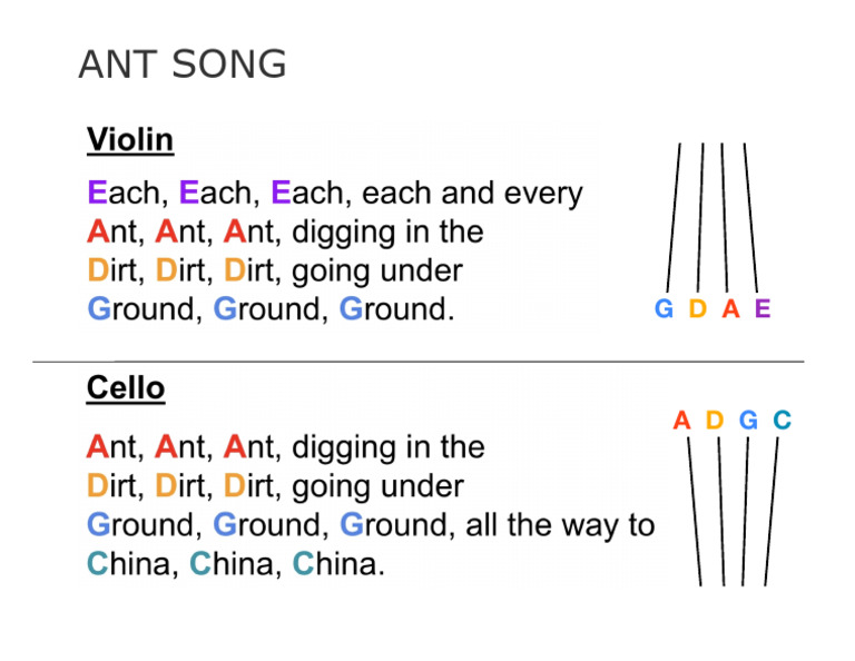 Ant Song | PDF