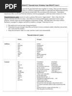 Sat Transition Words 2024 | PDF