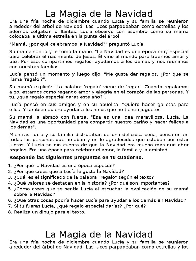 La Magia de La Navidad | PDF | Navidad | Amor