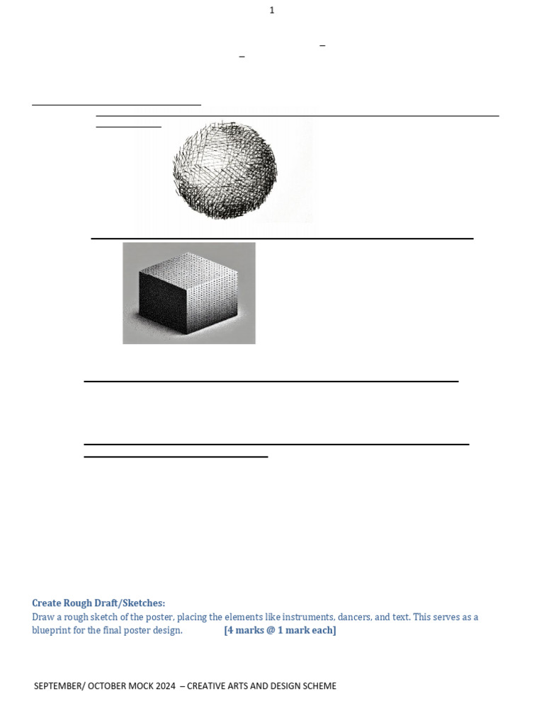 Creative Arts Scheme | PDF | Conducting | Drawing