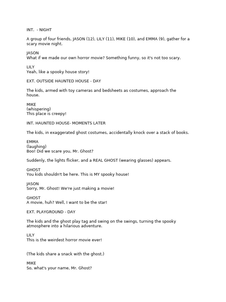 Filmmaking Script | PDF