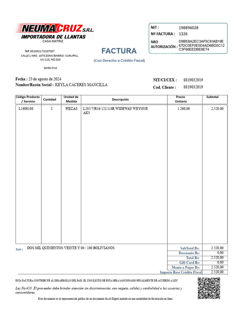 FACT 1326 - KEYLA (1) | PDF