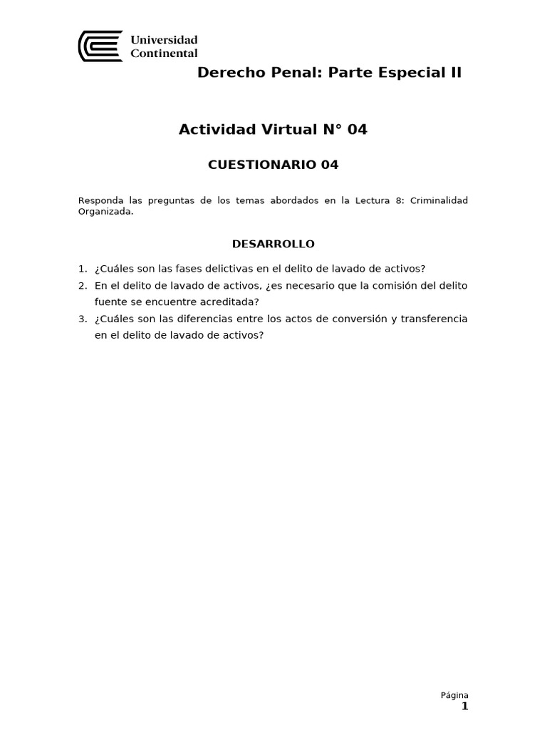 Actividad Virtual 4 | PDF