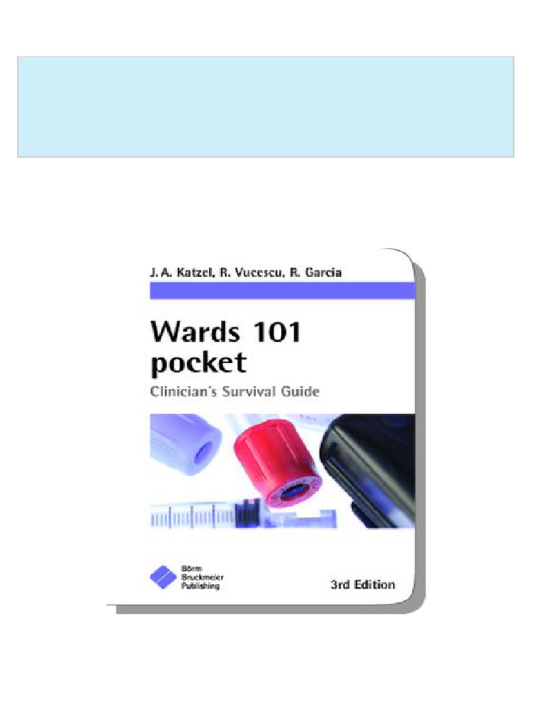 Wards 101 Pocket 3rd Edition J.A. Katzel (Author) Download PDF | PDF ...