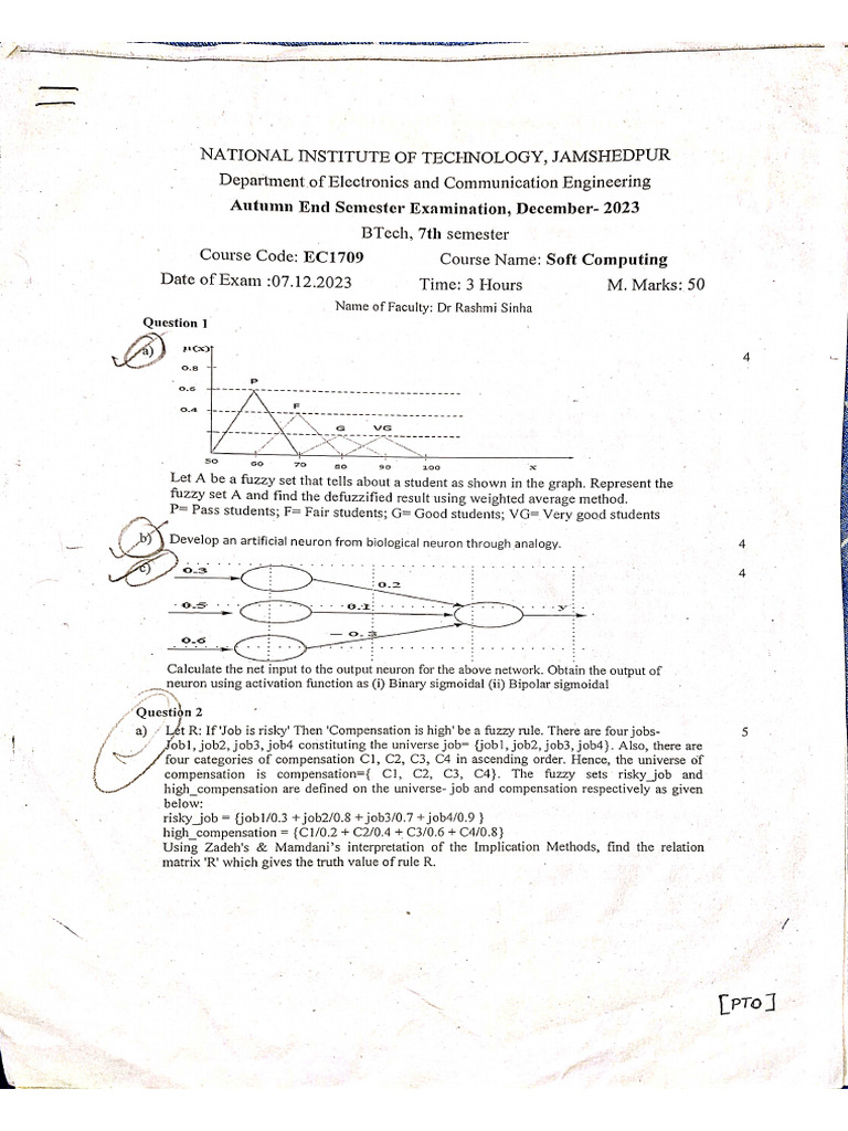 End Sem 7th Sem | PDF