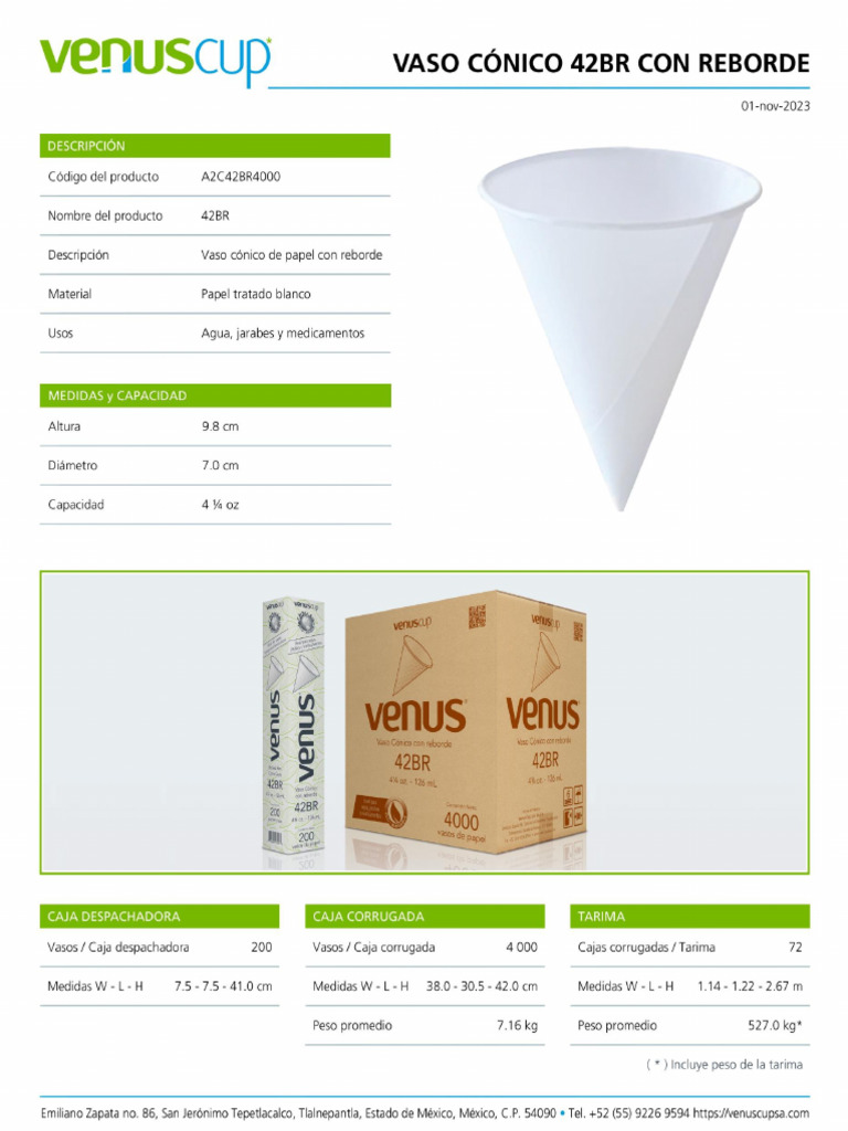 cono para agua | PDF
