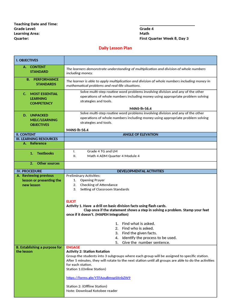GRADE-4-NOEL-FINAL-DLL | PDF | Learning | Behavior Modification