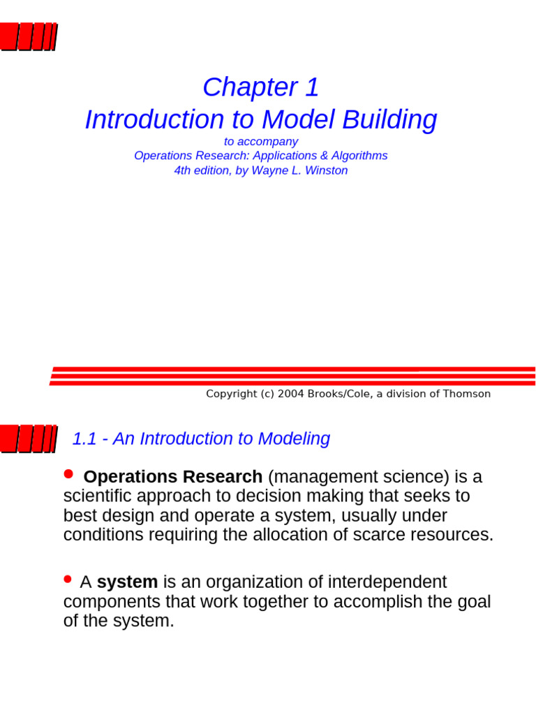 PP Chapter 01 (1) | PDF | Mathematical Optimization | Applied Mathematics