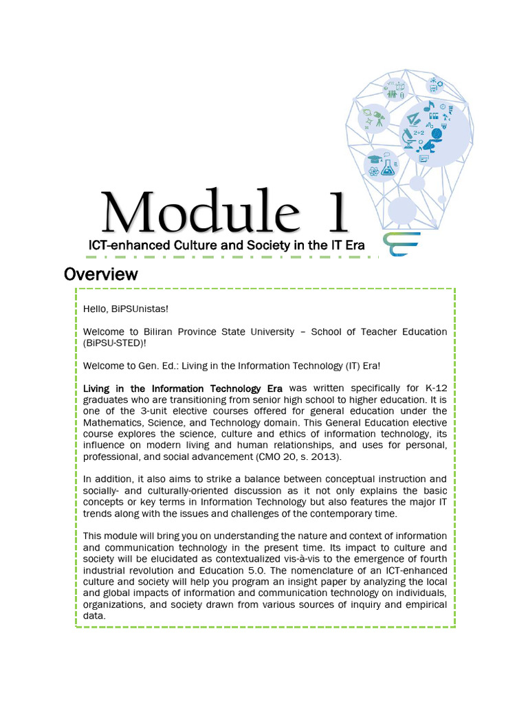 GE LIE Module 1 | PDF | Integrated Circuit | Computer Hardware