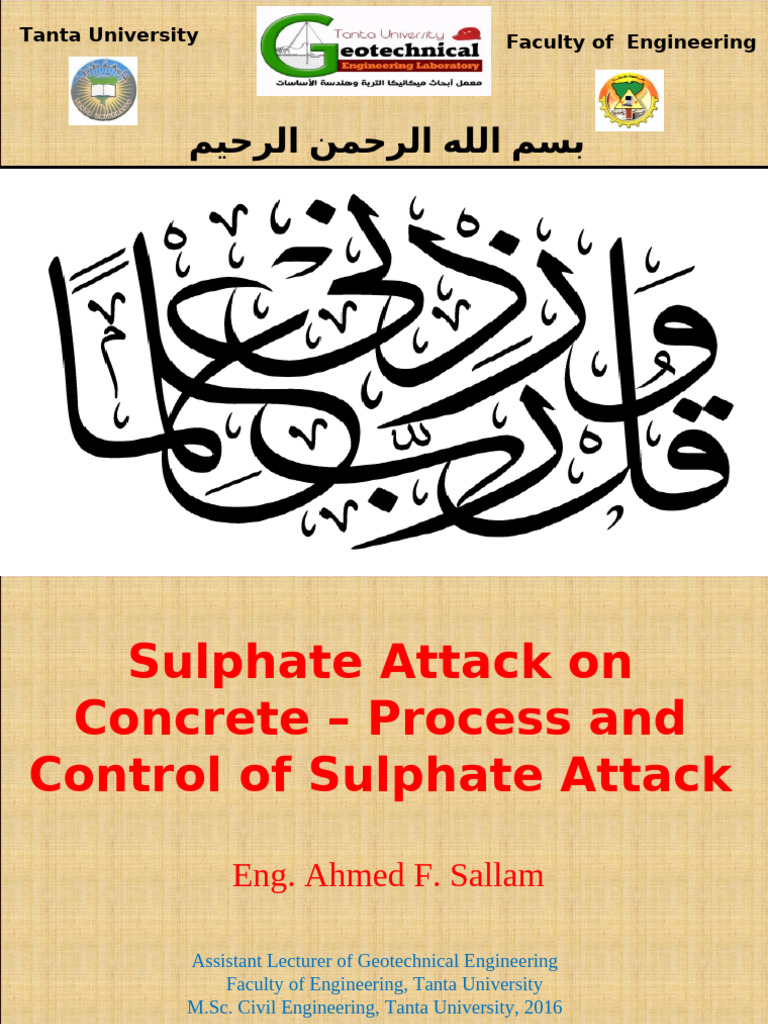 Sulphate Attack on Concrete: Control Methods | PDF | Concrete | Cement
