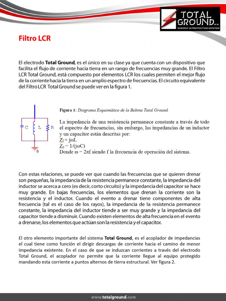 Hoja de Datos Filtro LCR. 4 | PDF